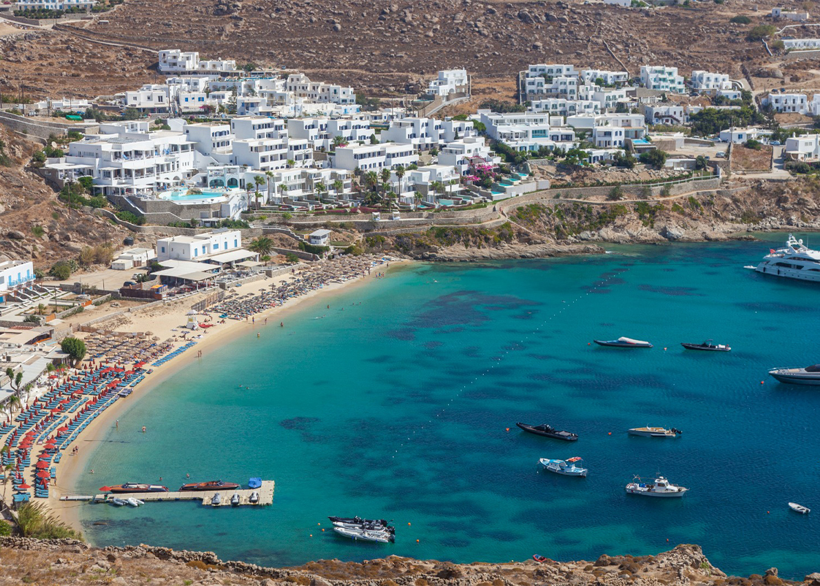 Psarou Beach Mykonos- MLV Mykonos Luxury Villas